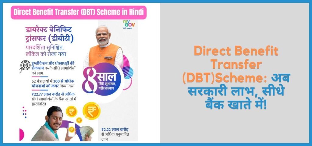 Direct Benefit Transfer (DBT) Scheme: अब सरकारी लाभ, सीधे खाते में!